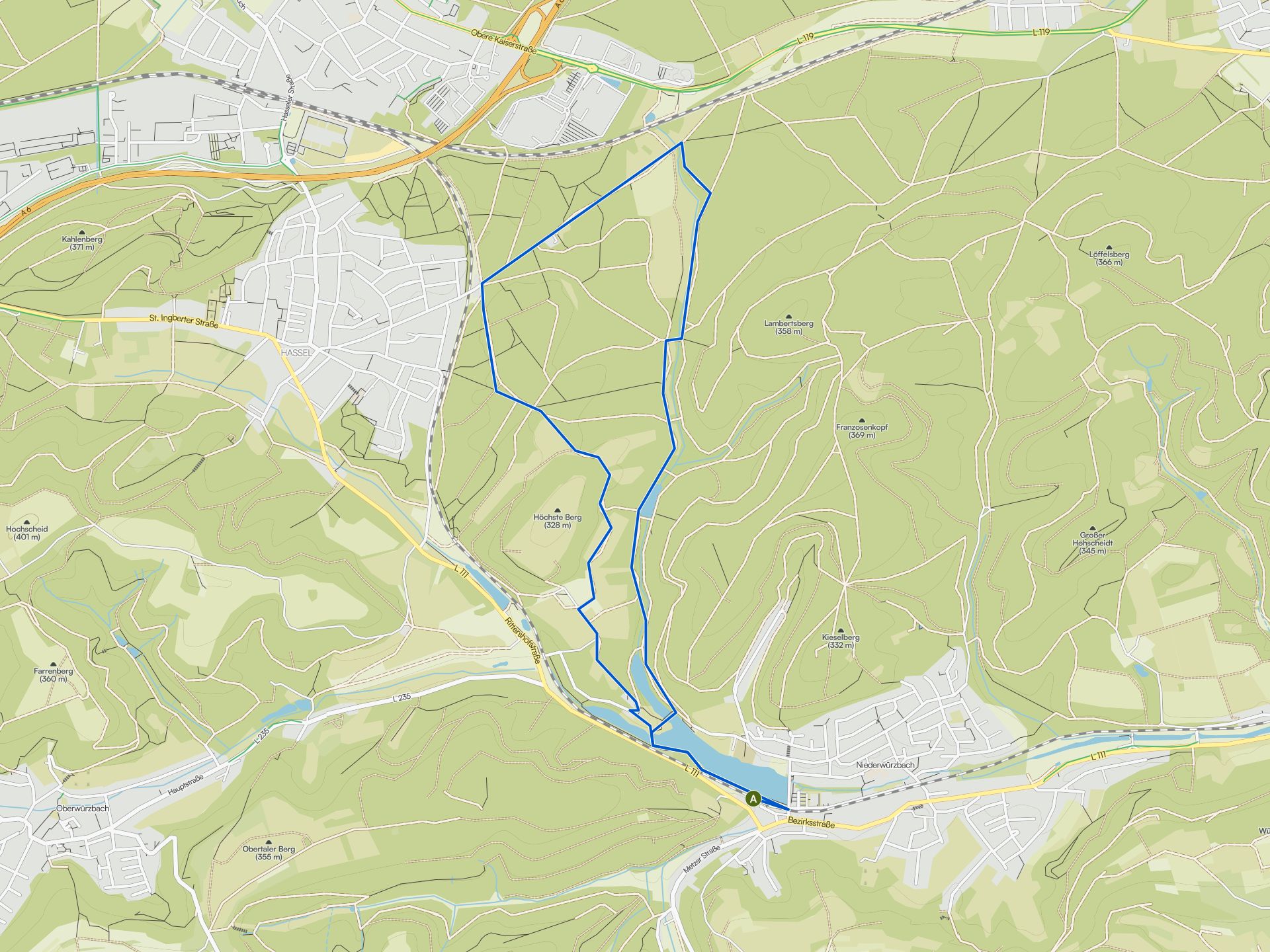 Die schönsten Wanderungen rund um den Niederwürzbacher Weiher | Komoot